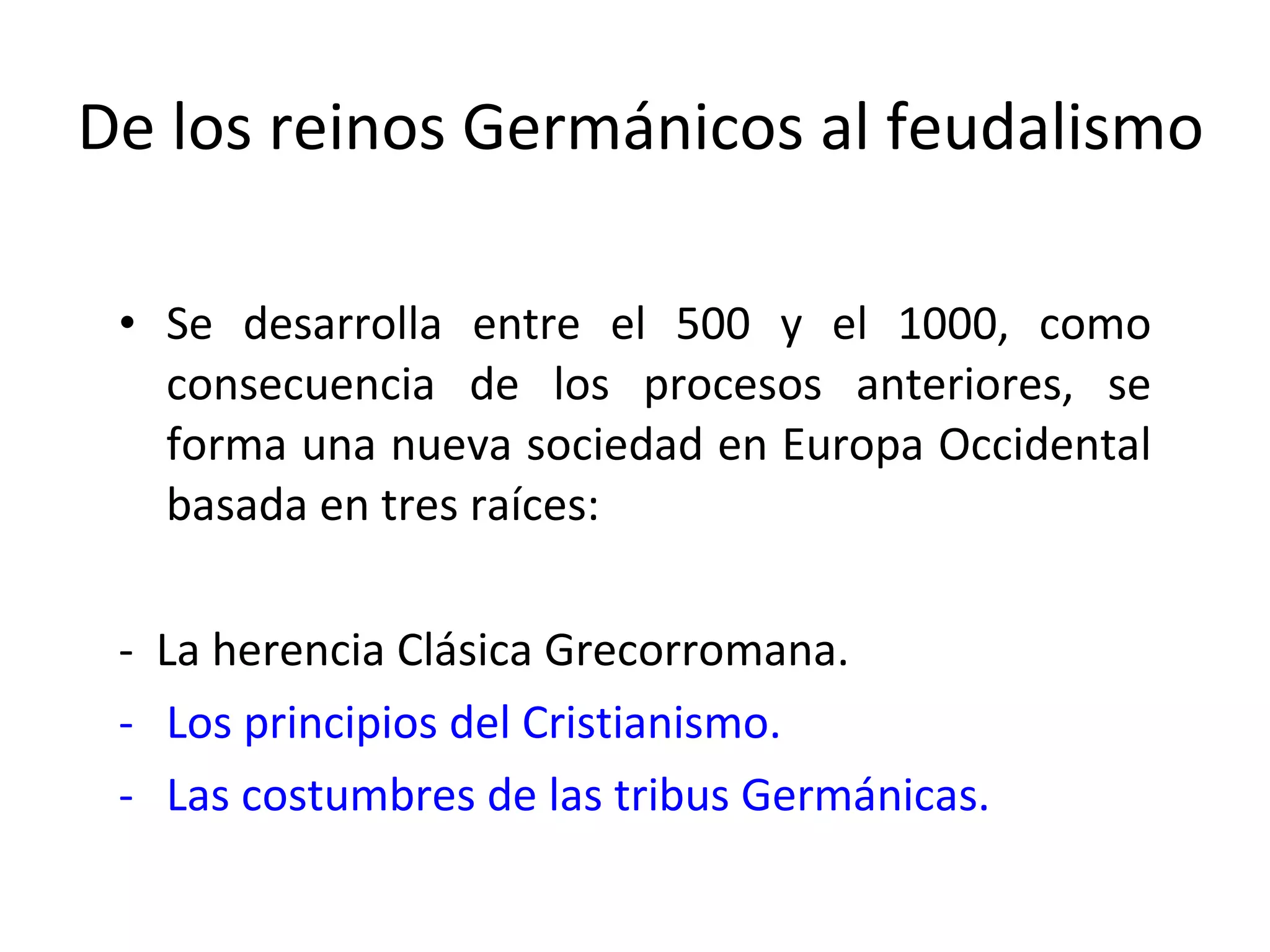 Feudalismo, sociedad y cultura en la edad | PPT