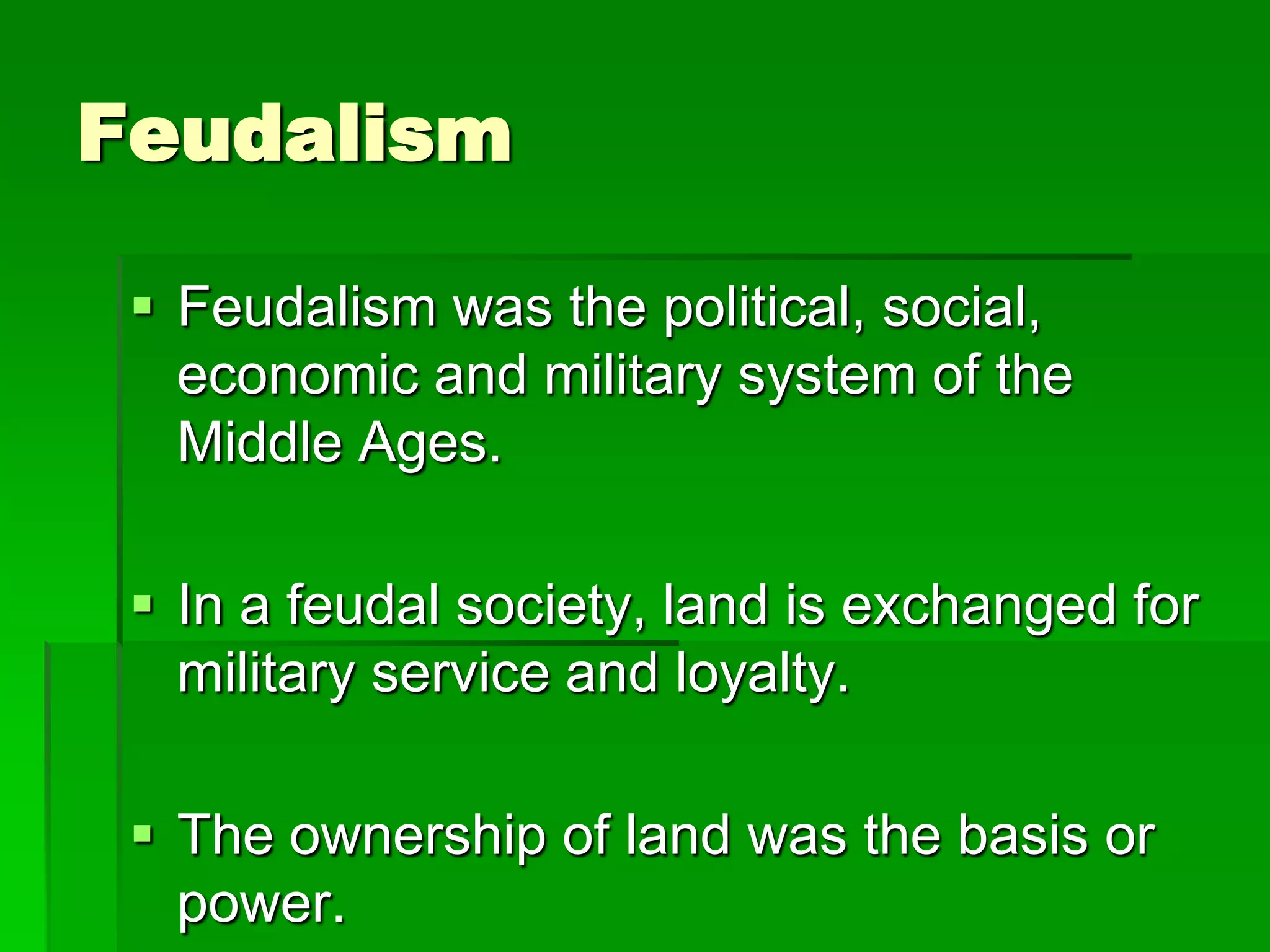 Feudalism ppt | PPT