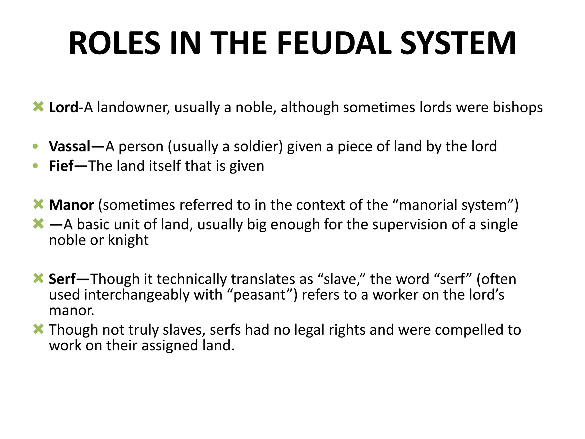 Feudalism system then and now | PPTX