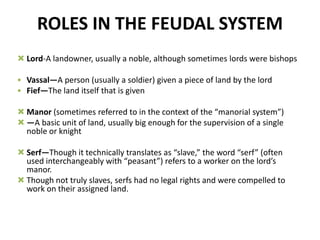 Feudalism system then and now | PPTX
