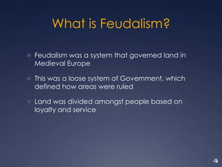 Feudalism Definition