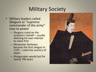Feudal japan | PPTX