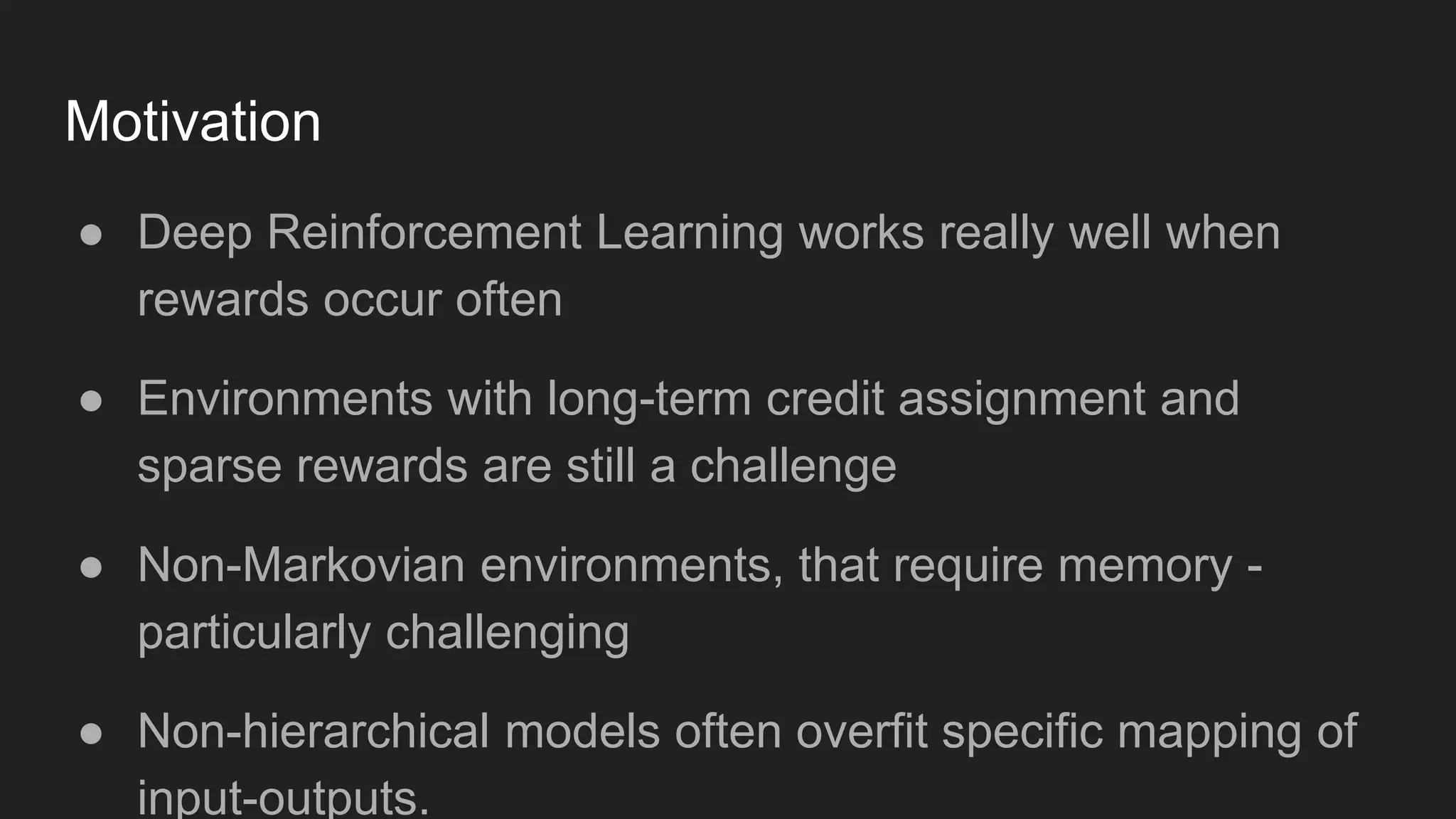 FeUdal Networks for Hierarchical Reinforcement Learning | PPTX