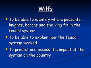 Feudalsystem] | PPT