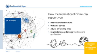 Internationalisation at the FernUniversität | PPT