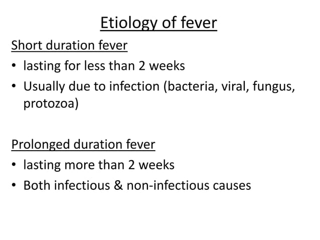 Fever | PPTX | Infectious Diseases | Diseases and Conditions