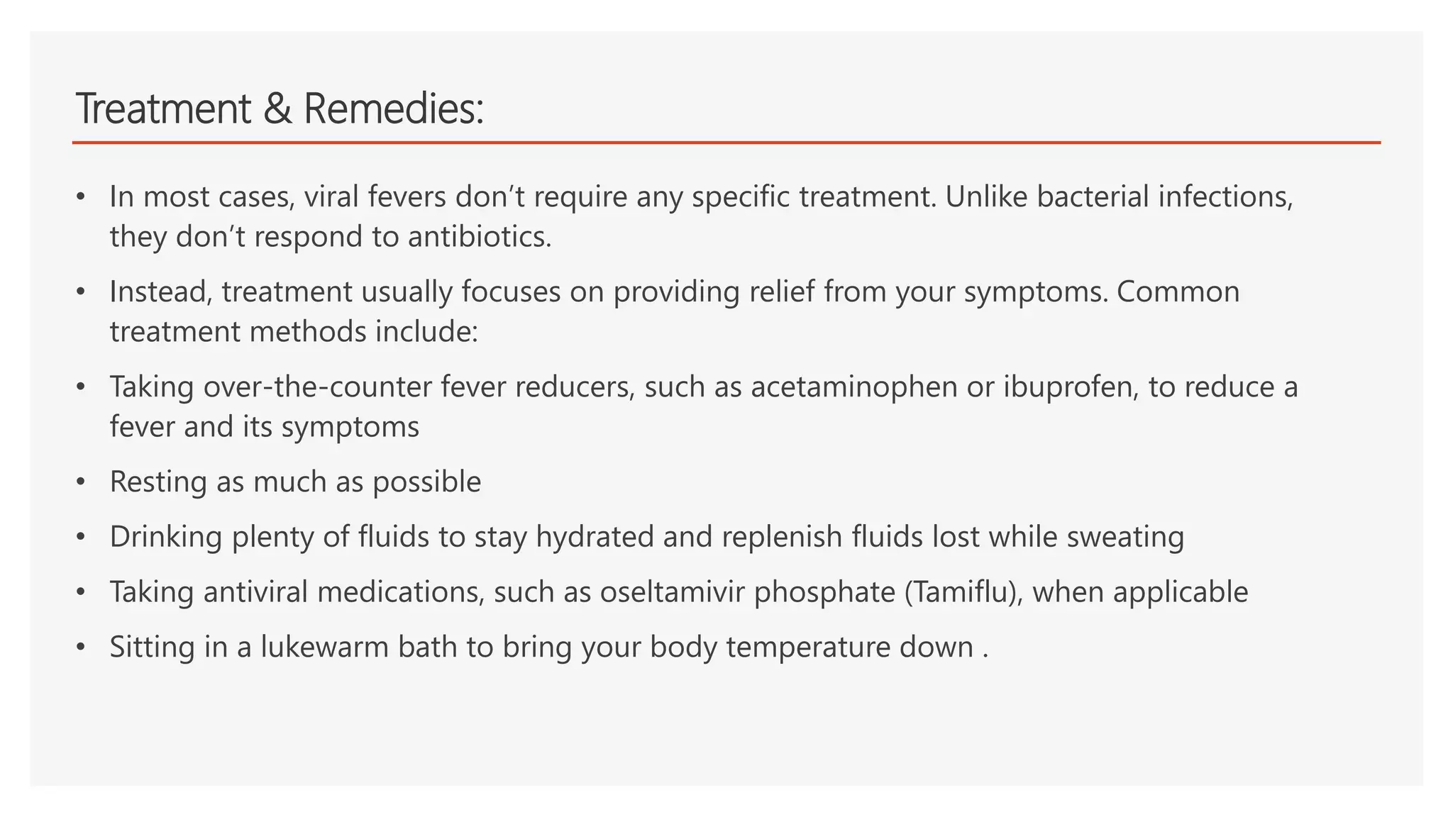 Viral/Bacterial Fever | PPTX