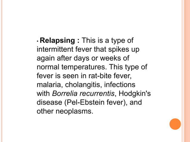 Fever | PPTX