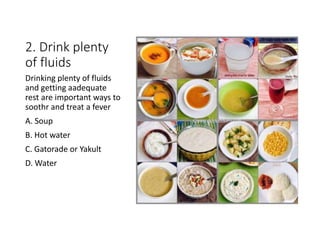 First aid for Fever, House remedy for fever | PPT