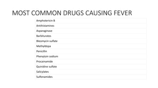 Approach to fever.types of fever.fever in detail | PPT