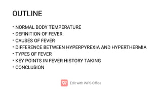 FEVER LECTURES INTERNAL MEDICINE UNIVERSITYpdf | PDF