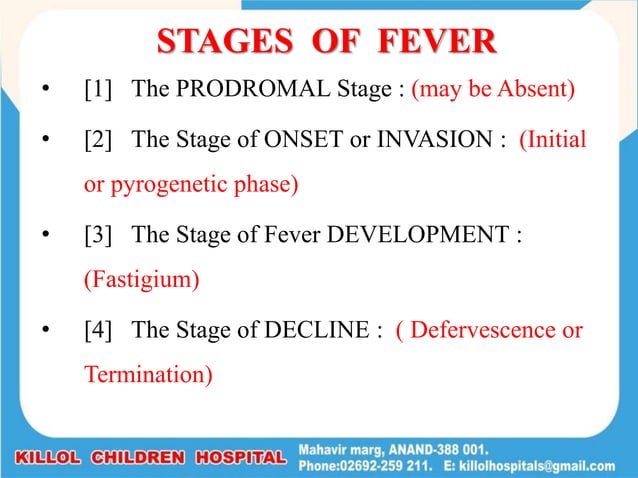 Fever - Approach to Paediatric Patient | PPTX