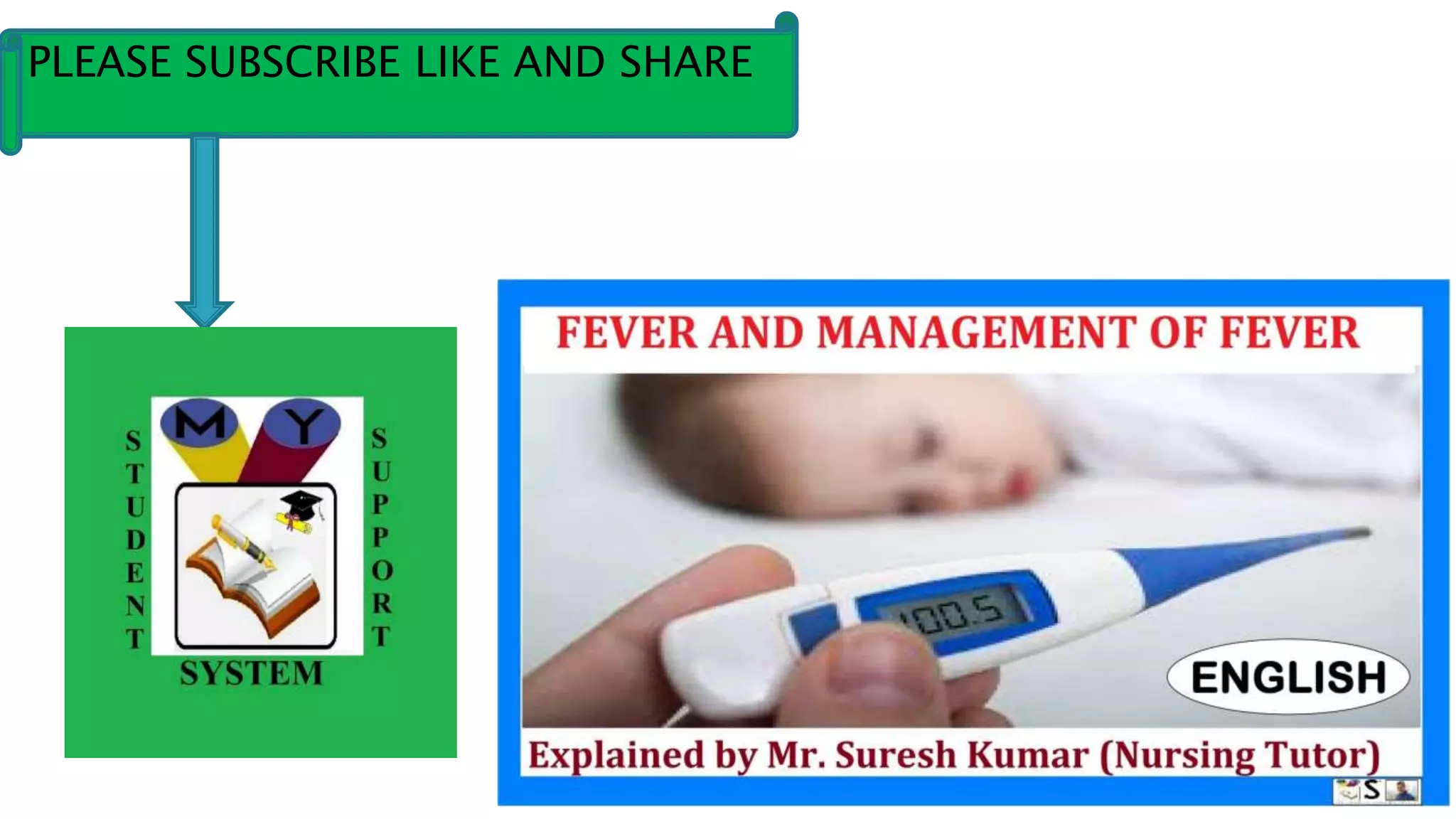 Fever and management of fever in english | PPTX