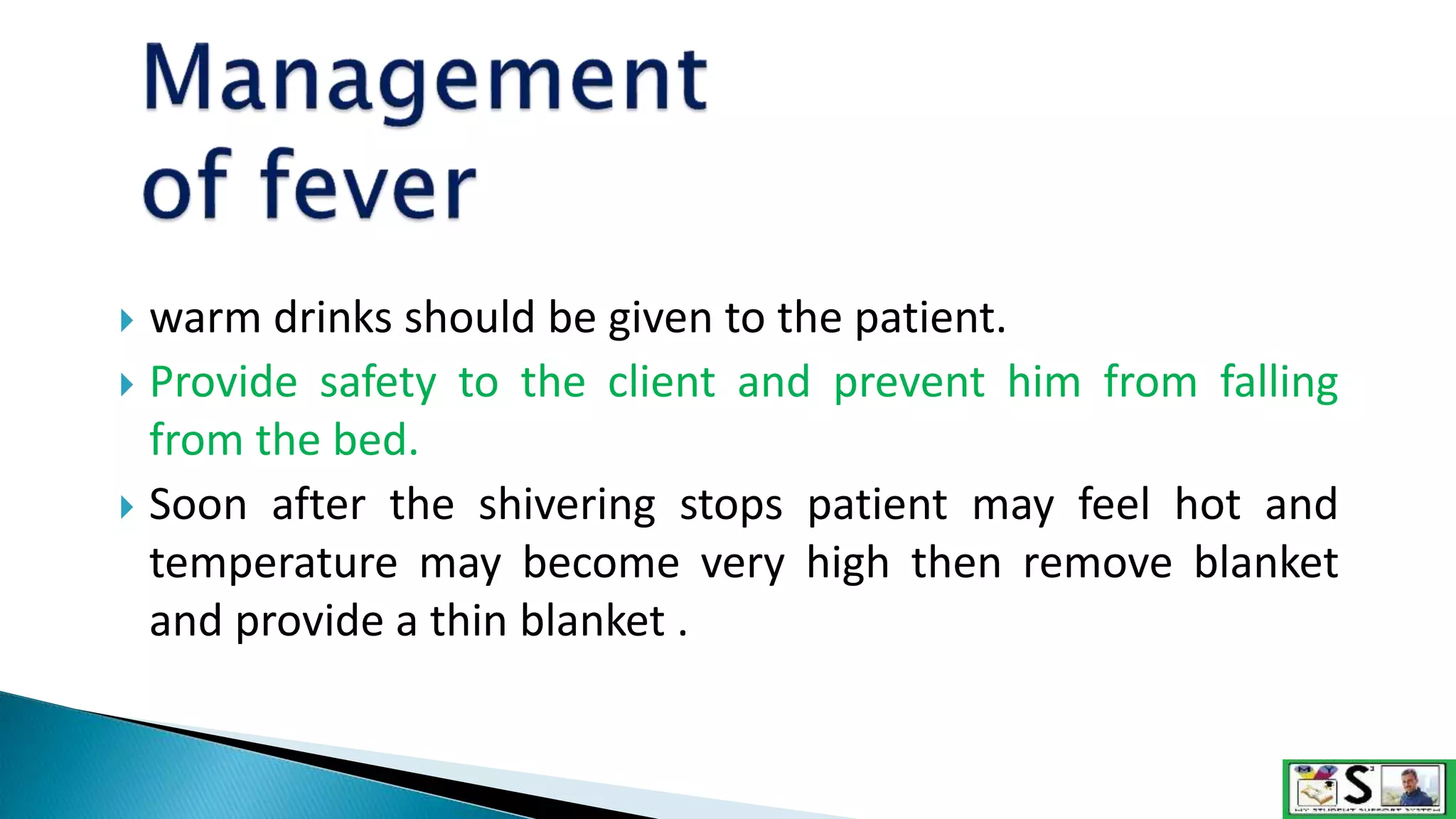 Fever and management of fever in english | PPTX