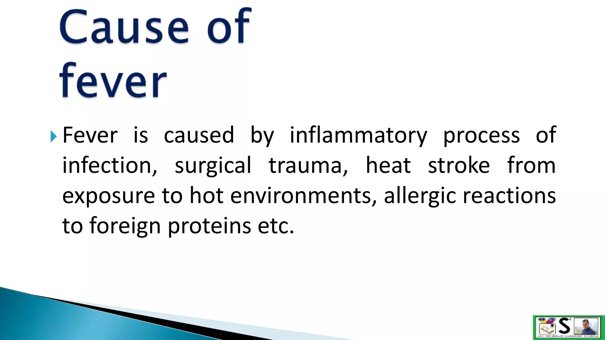 Fever and management of fever in english | PPTX