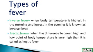 Fever and management of fever in english | PPTX