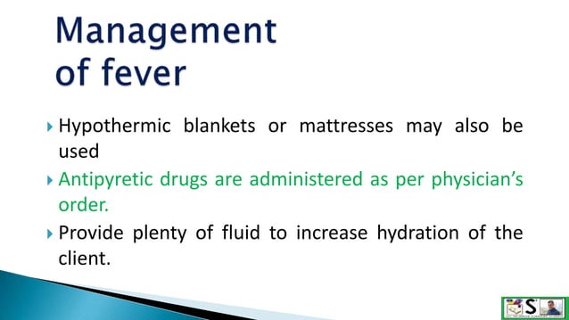 Fever and management of fever in english | PPTX