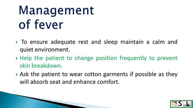 Fever and management of fever in english | PPTX