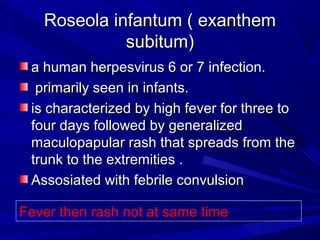 Fever and rash | PPT