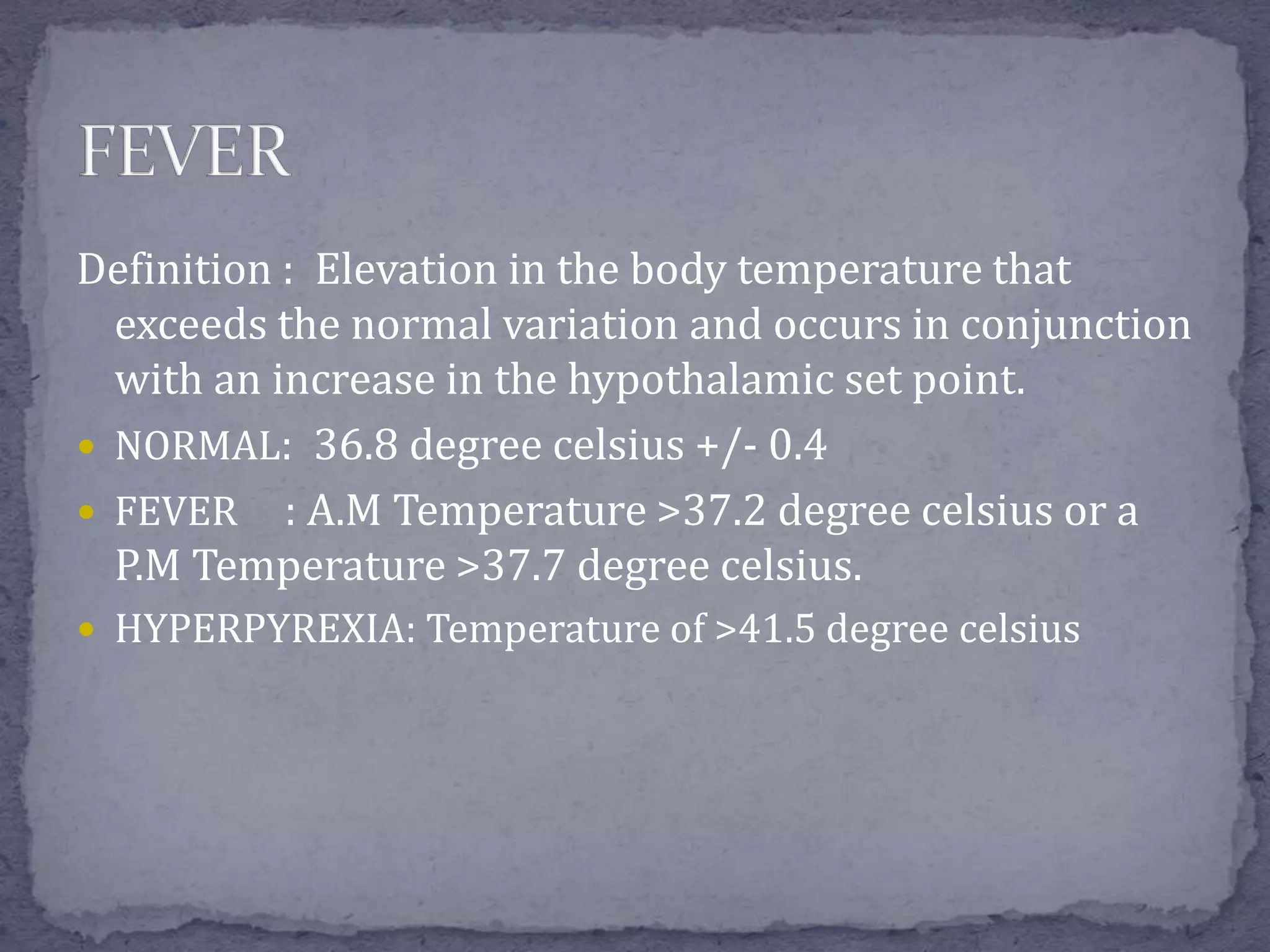 Fever and rash | PPTX