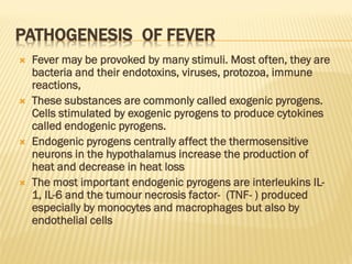 Fever by prof mohamed ghanem | PDF