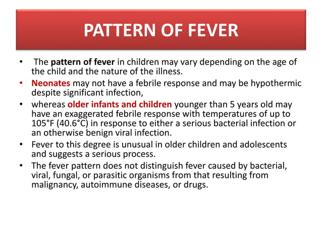 Fever in children | PPTX