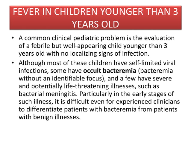 Fever in children | PPTX