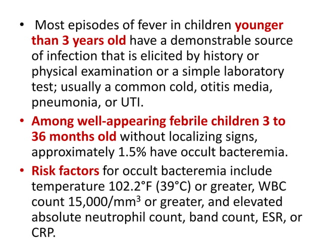 Fever in children | PPTX