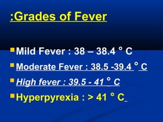 Fever in children by dr Hussein Abdeldayem | PPT