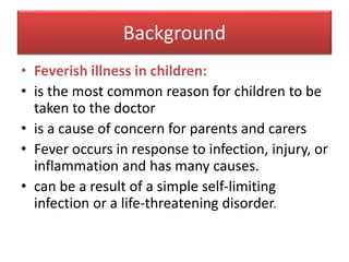 Fever in children for medical students | PPTX