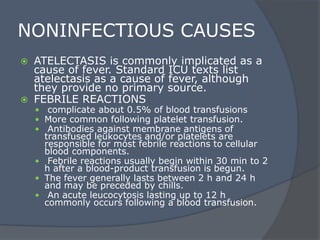 FEVER IN ICU | PPTX