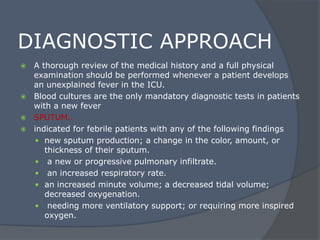 FEVER IN ICU | PPTX