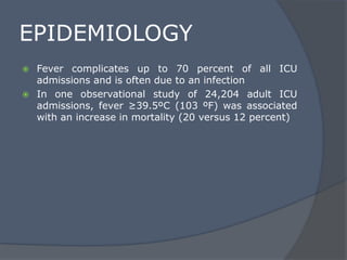 FEVER IN ICU | PPTX