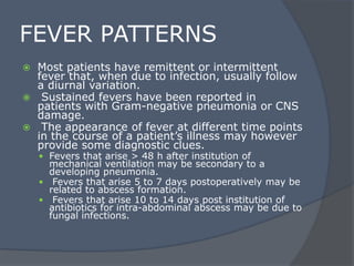 FEVER IN ICU | PPTX