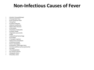 Fever in the icu | PPTX