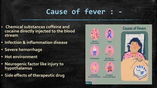 fever introduction, definition, causes, factors affecting, types of ...