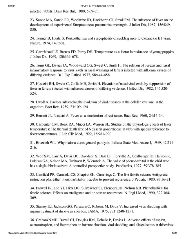 Fever In Young Children Pdf