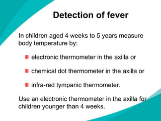 Fever in Children Younger Than 5 Years | PPTX