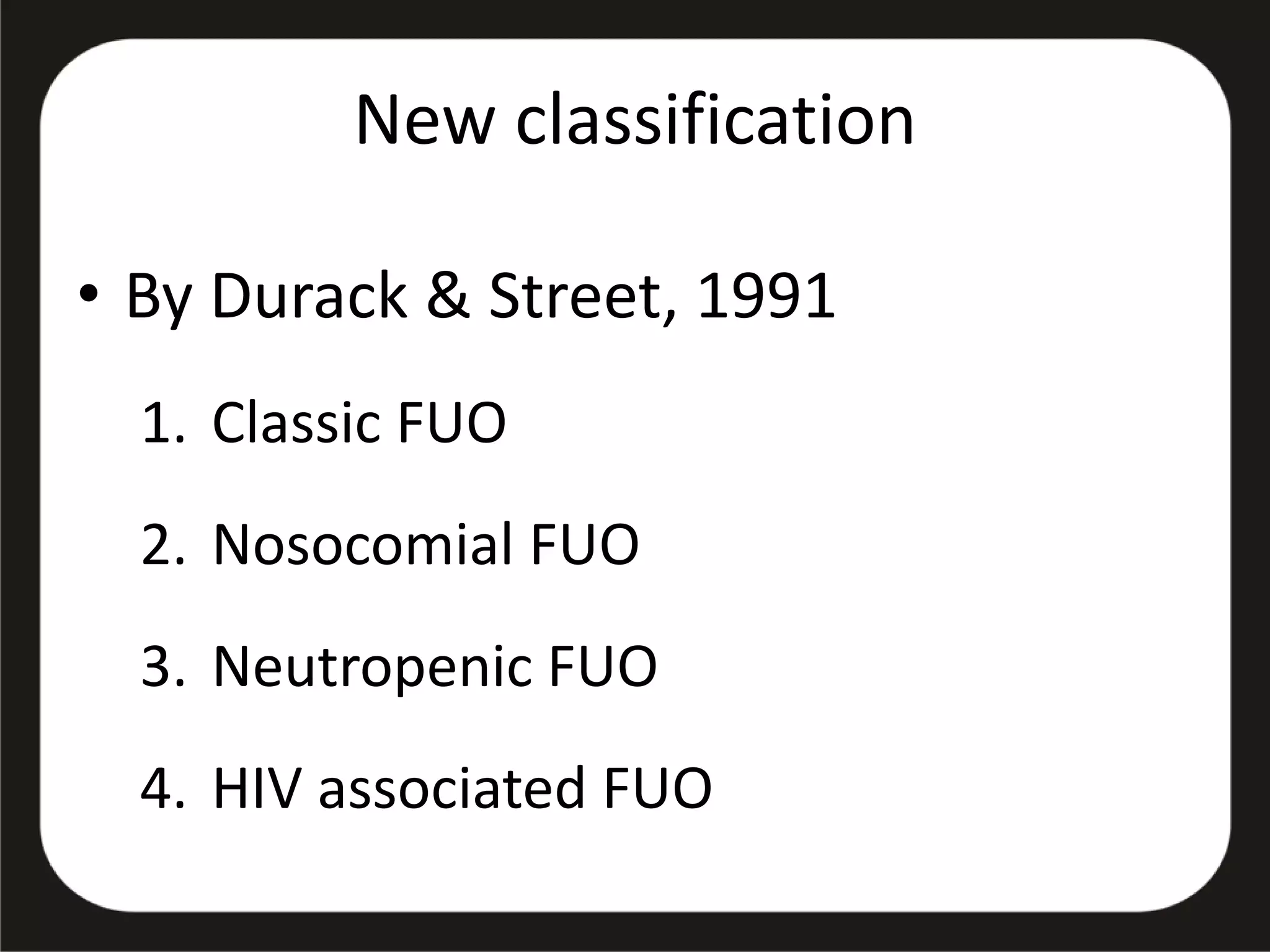 Fever of unknown origin | PPT