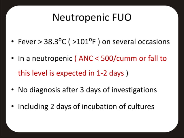 Fever of unknown origin | PPT