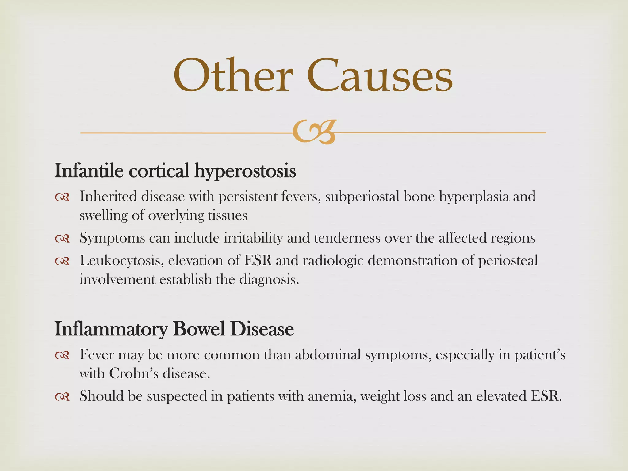 Fever of unknown origin | PDF