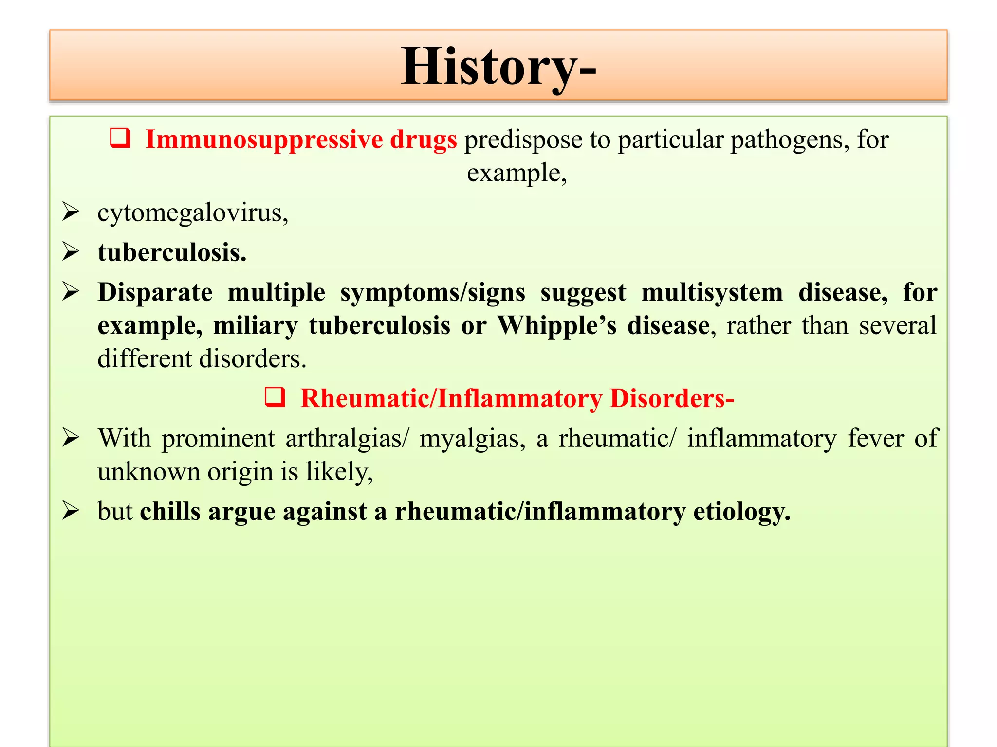 Fever of unknown origin | PPTX