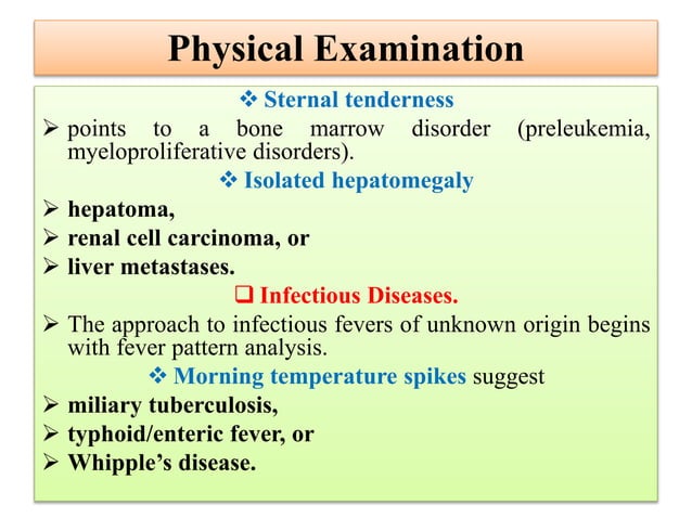 Fever of unknown origin | PPTX | Infectious Diseases | Diseases and ...