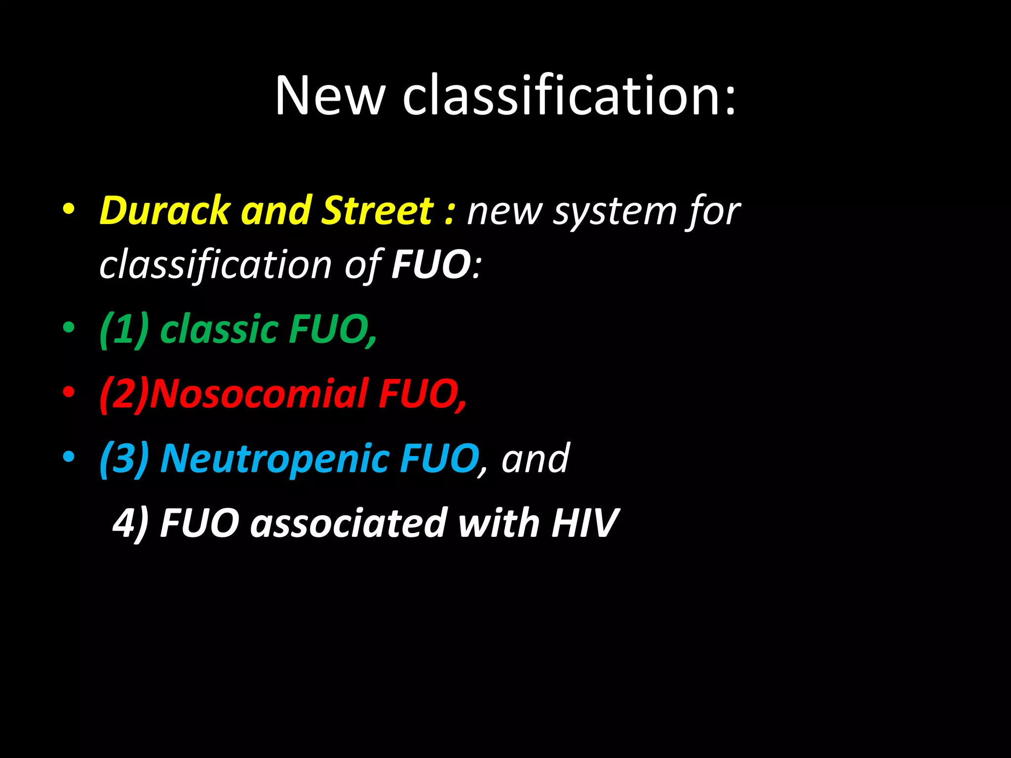 Fever of unknown origin | PPTX