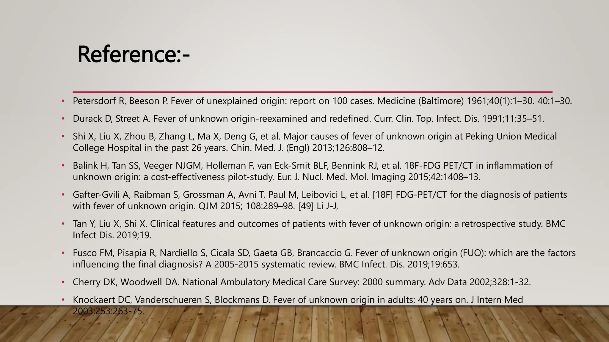 Fever of unknow orign with Rheumatic dse...........pptx