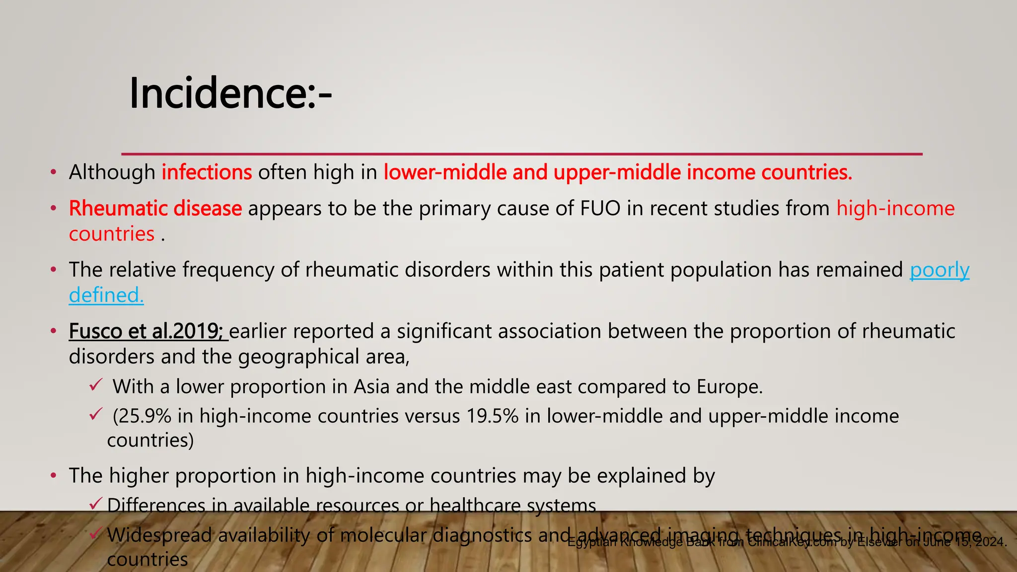 Fever of unknow orign with Rheumatic dse...........pptx
