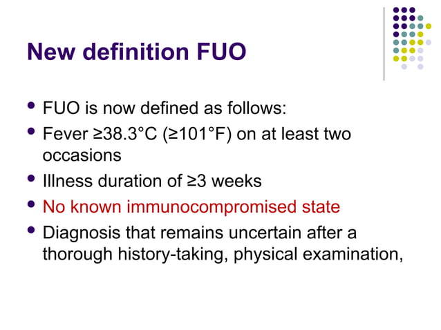 Fever- pathophysiology , patterns, types of fuo.ppt | Diseases and ...