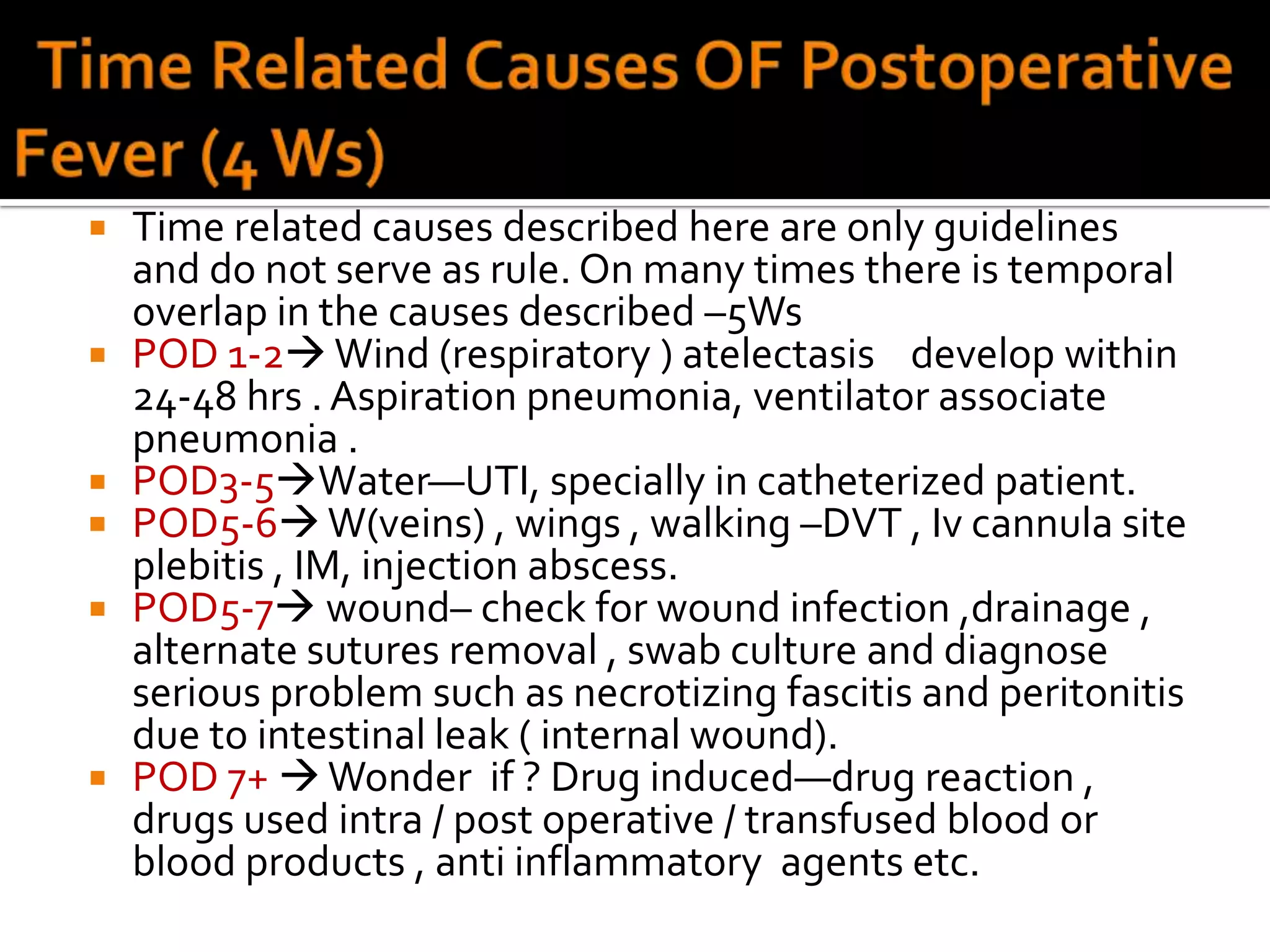 Fever post operative (gynaecological) | PPTX | Infectious Diseases ...