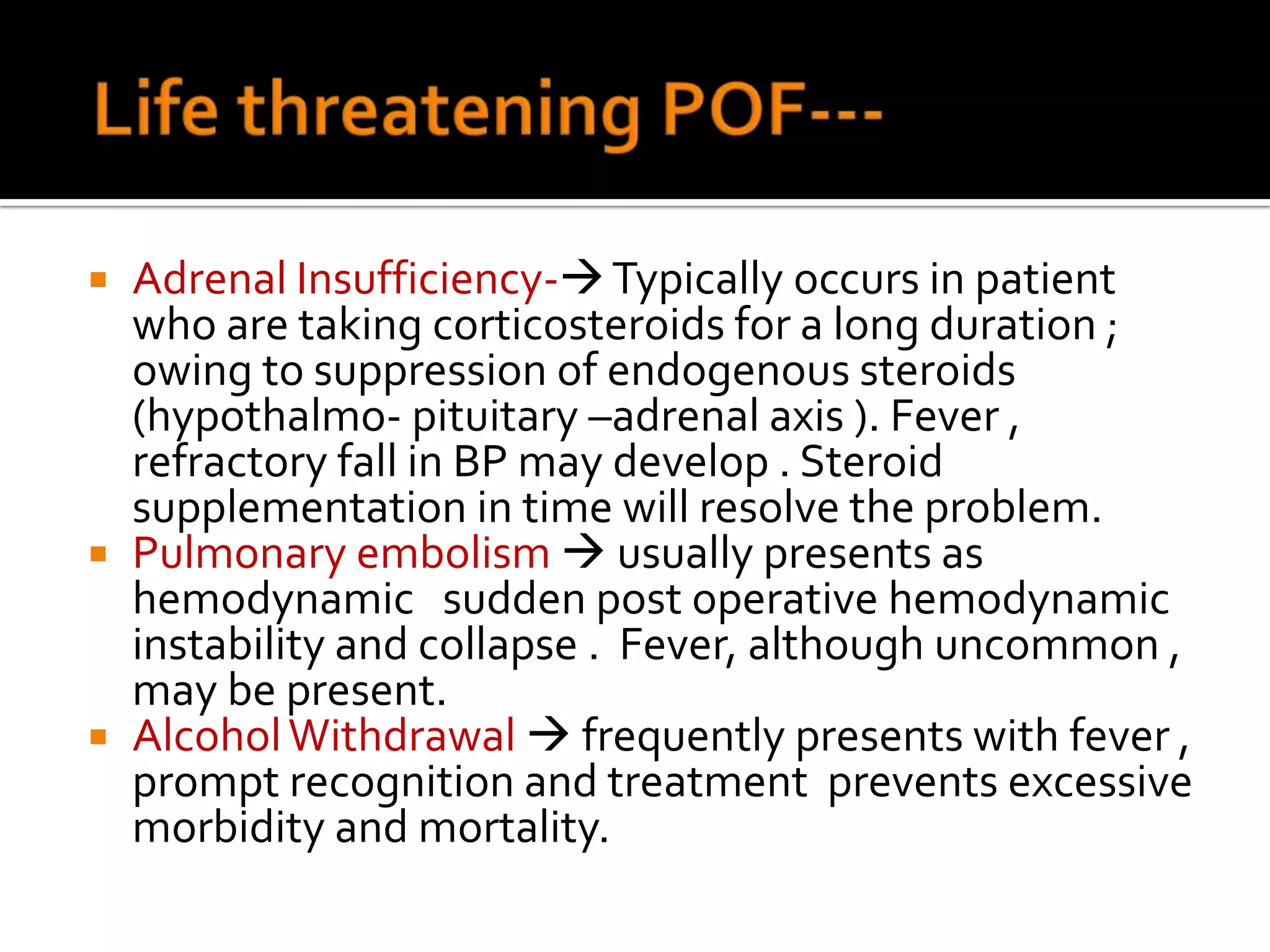Fever post operative (gynaecological) | PPTX | Infectious Diseases ...