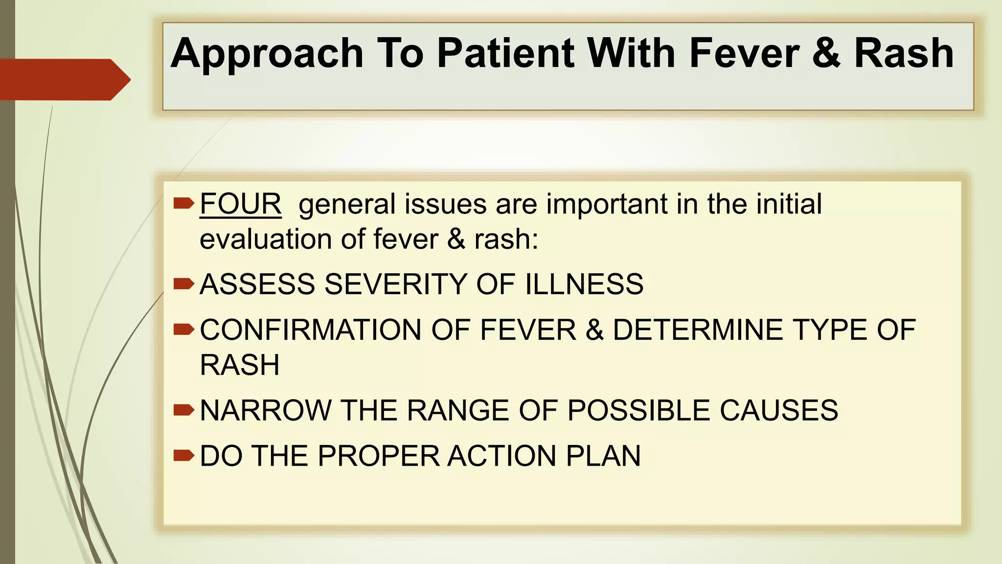 Fever & Rash | PPTX